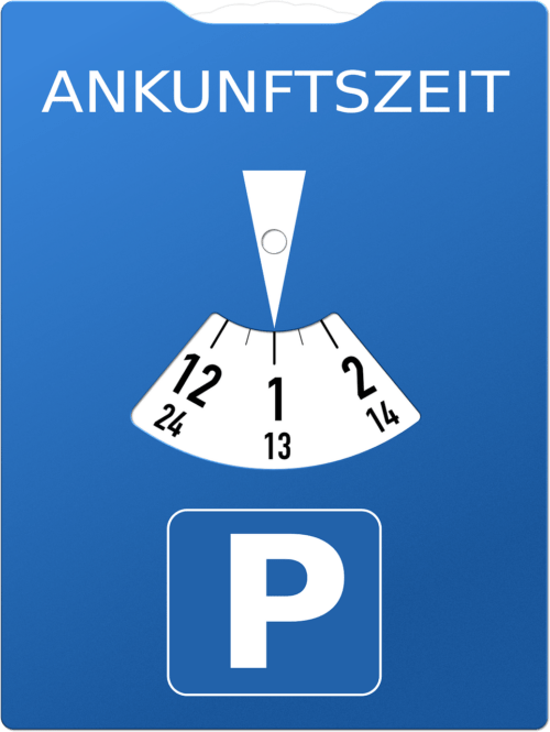 Parkscheibe | Aussehen und Anwendung